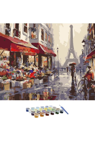 Peak Hobby Paris Sayılarla Boyama Seti 40 x 50 cm