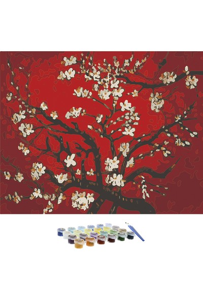 Peak Hobby Bahar Dalları Çerçevesiz Sayılarla Boyama Seti 40 x 50 cm Peak Hobby Bahar Dalları Çerçevesiz Sayılarla Boyama Seti 40 x 50 cm