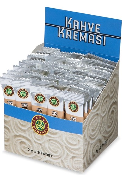 Kahve Dünyası Kahve Kreması 3 gr x 50 Çubuk