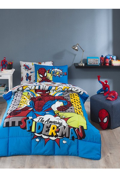 Özdilek Spiderman New York Tek Kişilik Disney Lisanslı Lastikli Fitted Çarşaf Çocuk Uyku Seti Özdilek Spiderman New York Tek Kişilik Disney Lisanslı Lastikli Fitted Çarşaf Çocuk Uyku Seti