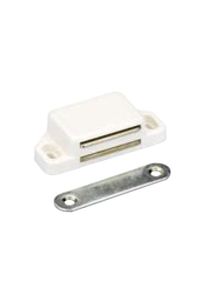 Canex Mıknatıslı Çıt Çıt Plastik ( Büyük ) Beyaz 5.7 cm