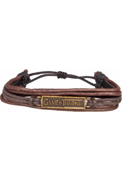 T-Shirt35 Game Of Thrones Dizi Ipli Ayarlanabilir Bileklik