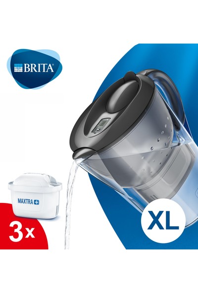 BRITA Marella XL 3 Filtreli Su Arıtma Sürahisi - Grafit