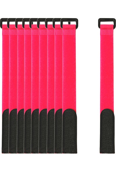 Strade Store 10X Olta Kemerleri Ties Sıkı Çubuk Askıları Tutucular Kırmızı Strade Store 10X Olta Kemerleri Ties Sıkı Çubuk Askıları Tutucular Kırmızı