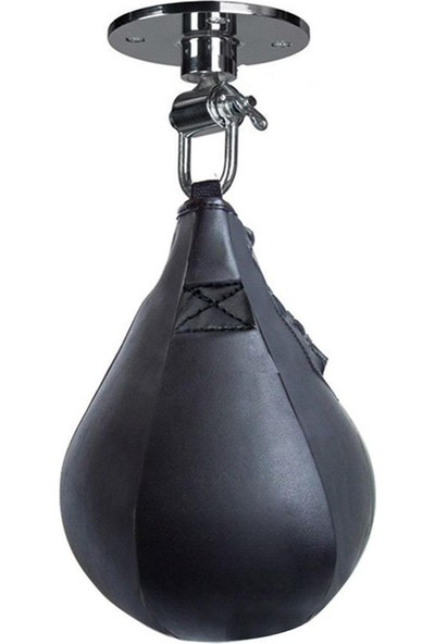 Strade Store Pu Boxing Hız Topu Mma Dodge Punch Çanta Egzersiz Çarpıcı Speedbag Siyah