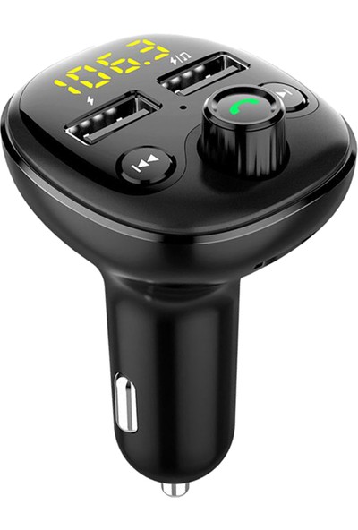 Strade Store Kablosuz Bluetooth Araç Kiti Mp3 Müzik Çalar Fm Verici USB Şarj Siyah Strade Store Kablosuz Bluetooth Araç Kiti Mp3 Müzik Çalar Fm Verici USB Şarj Siyah
