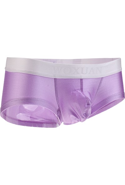 Strade Store Adamın Ipeksi Yumuşak Katı Kısa Erkek Iç Çamaşırı S Mor Strade Store Adamın Ipeksi Yumuşak Katı Kısa Erkek Iç Çamaşırı S Mor