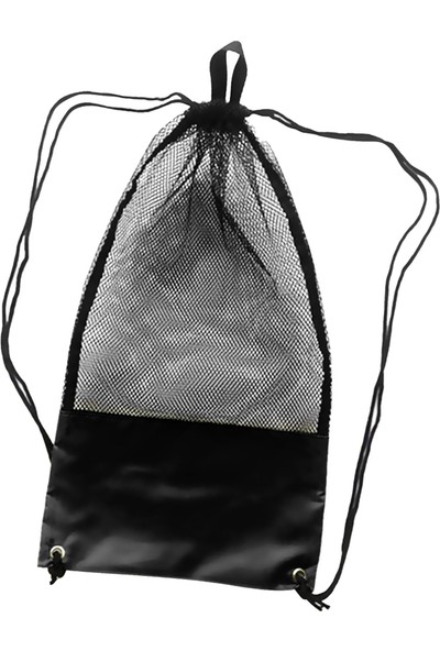 Scuba Dalış Ipli Örgü Çanta Omuz Askısı ile - Siyah