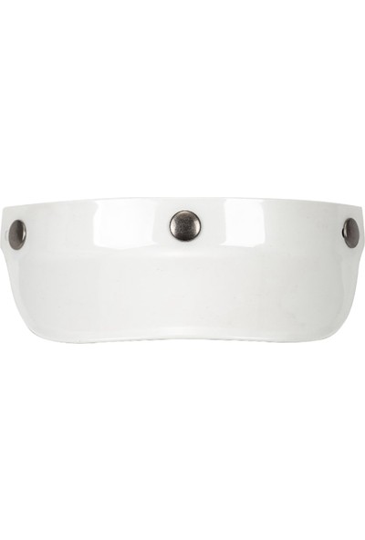 3/4 Kasklar Için 3 Snap Çizik Dirençli Motosiklet Tepe Kalkan