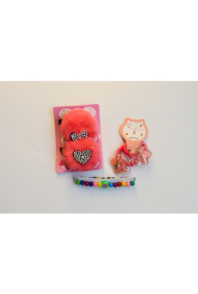 Fashion Accessories Kız Çocuk Renkli Saç Toka Seti - Set 10