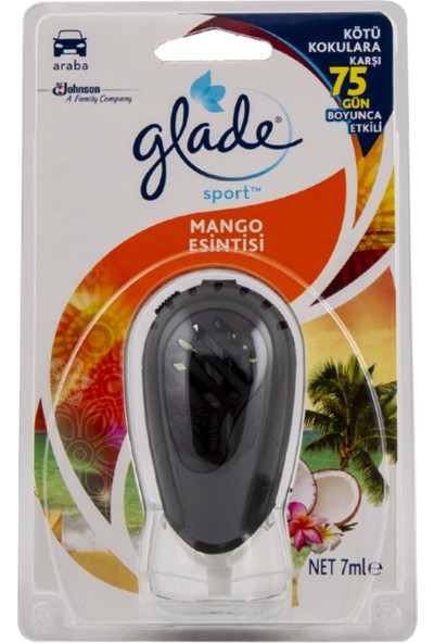 Glade Oto Kokusu Sport Mango Esintisi 75 Gün Etkili Glade Oto Kokusu Sport Mango Esintisi 75 Gün Etkili