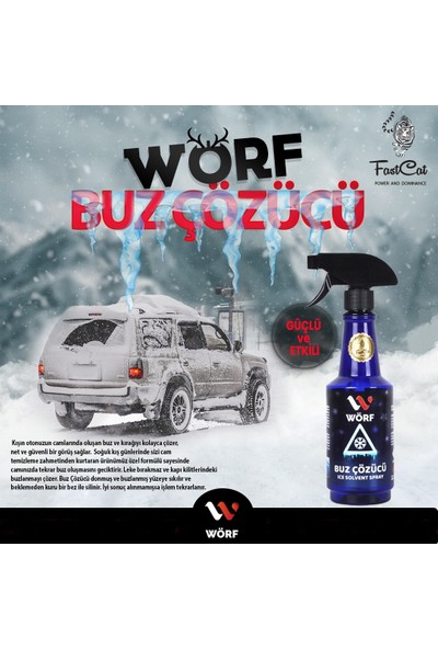 Wörf Fast Cat Buz Çözücü 500 ml Sprey Güçlü & Etkili