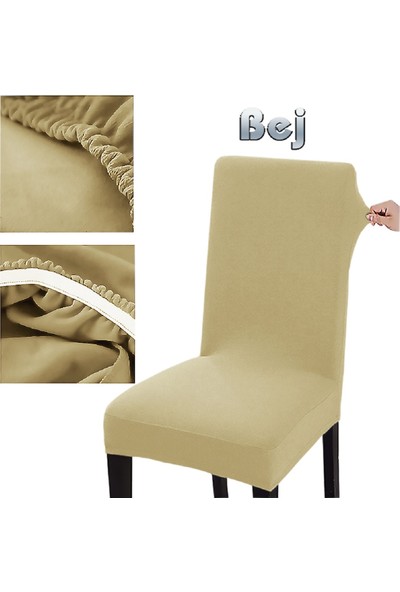 Abeltrade jarse kumaş sandalye kılıfı,örtüsü.