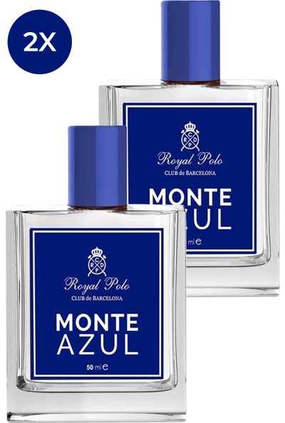 Royal Club De Polo Barcelona Monte Azul 50 ml EDP Erkek 2'li Parfüm Seti (2 Adet) STCC011034