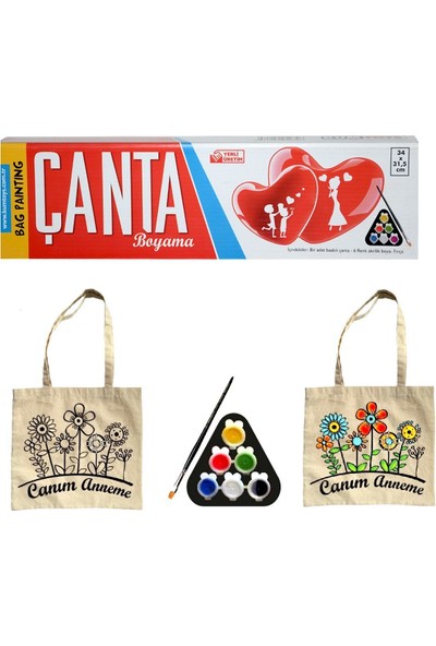 Redka 5017 Kumtoys Çanta Boyama - Bag Painting / +3 Yaş Redka 5017 Kumtoys Çanta Boyama - Bag Painting / +3 Yaş