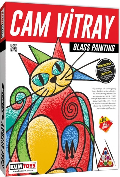Redka 5001 Kumtoys Cam Vitray - Glass Painting / +6 Yaş Redka 5001 Kumtoys Cam Vitray - Glass Painting / +6 Yaş