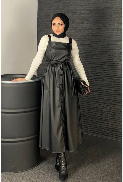 Lovie Kadın Siyah Deri Jile Jilelbe- Lovie Kadın Siyah Deri Jile Jilelbe-