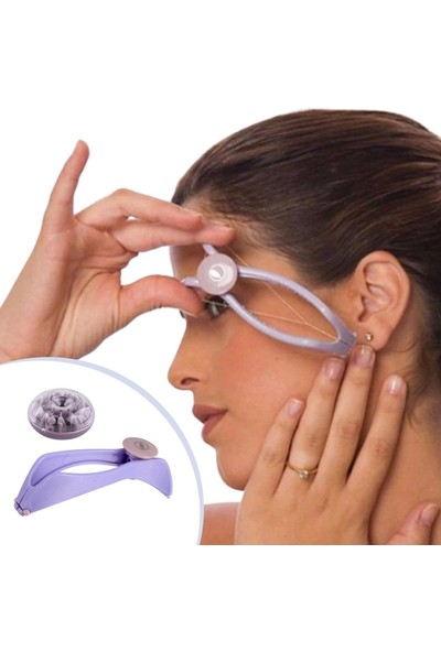 Hayalimkapimda Slique Pratik Iple Kaş Bıyık Tüy Alma Epilasyon Aleti Makinesi Hayalimkapimda Slique Pratik Iple Kaş Bıyık Tüy Alma Epilasyon Aleti Makinesi