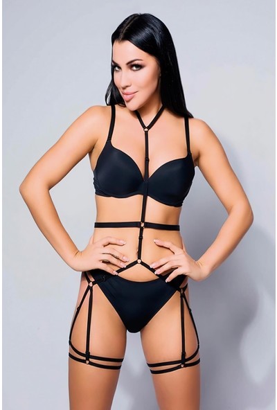 Cheeky Dishy Bel ve Bacak Detaylı Fantazi Harness