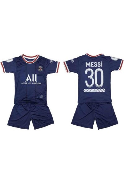 Paris Saint Germain Lacivert Messi Çocuk Forması Şort Hediyeli Paris Saint Germain Lacivert Messi Çocuk Forması Şort Hediyeli