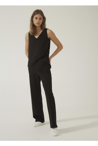 People By Fabrika Normal Düz Siyah Kadın Atlet