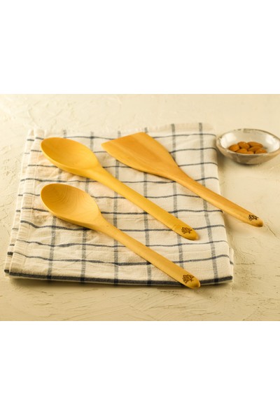 Demy Craft Şimşir Ağacı El Yapımı 3 Parça Kaşık Spatula Seti Demy Craft Şimşir Ağacı El Yapımı 3 Parça Kaşık Spatula Seti