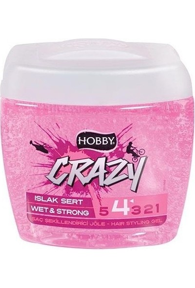 Hobby Crazy Islak Sert Saç Jölesi 4 700ML Hobby Crazy Islak Sert Saç Jölesi 4 700ML