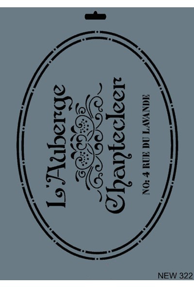 Rich Stencil 35 x 25 cm New 322 Rich Stencil 35 x 25 cm New 322