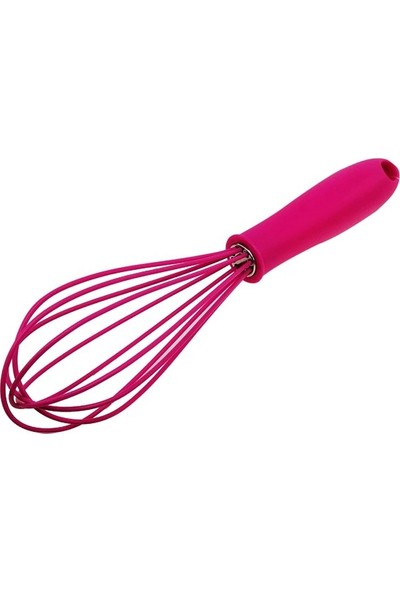 Kumsal Mutfak Silikon Çırpıcı 26 cm Pembe