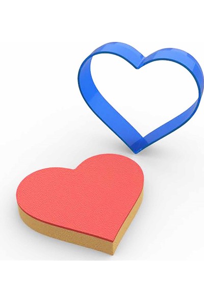 Kumsal Mutfak Polikarbon Kopat Kurabiye Kalıbı (Kalp) Kumsal Mutfak Polikarbon Kopat Kurabiye Kalıbı (Kalp)