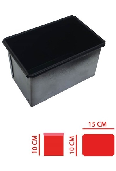 Kumsal Mutfak Kapaksız Baton Ekmek Kalıbı 10X10X15 cm Kumsal Mutfak Kapaksız Baton Ekmek Kalıbı 10X10X15 cm