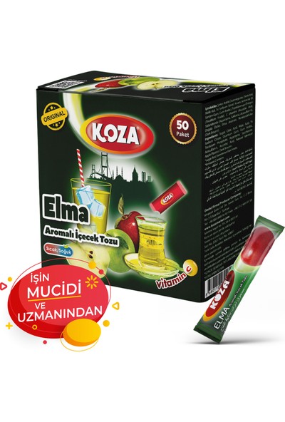Koza Tek İçimlik Elma Aro. İçecek Tozu (50 Stick) Koza Tek İçimlik Elma Aro. İçecek Tozu (50 Stick)