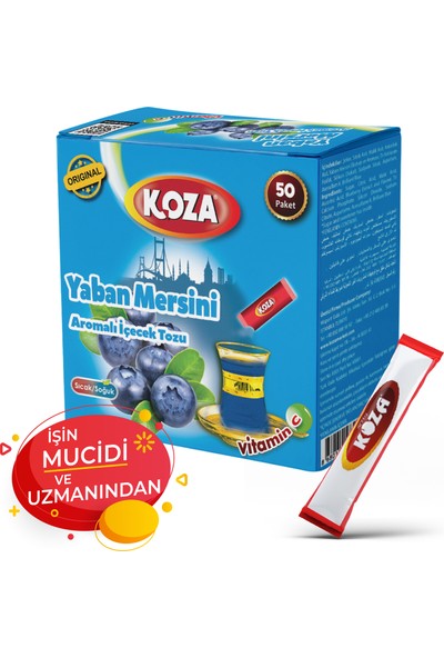 Koza Tek İçimlik Yaban Mersini Aromalı Toz İçecek Koza Tek İçimlik Yaban Mersini Aromalı Toz İçecek