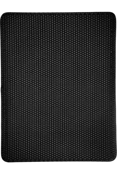 Dolity Büyük Kedi Çöp Mat Halı Halı Su Geçirmez Saçılı Kontrol Kedi Ayak Pad Siyah 40X50 cm (Yurt Dışından)