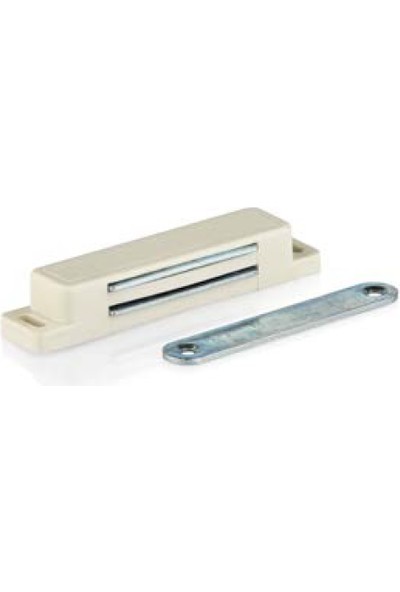 Canex Mıknatıslı Çıt Çıt Plastik ( Uzun ) Beyaz 9.5 cm