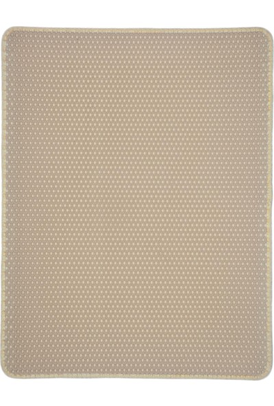 Dolity Petek Kedi Çöp Mat Yıkanabilir Kaymaz Kolay Temiz Su Geçirmez Taban Kutusu Bej 55X75 cm (Yurt Dışından) Dolity Petek Kedi Çöp Mat Yıkanabilir Kaymaz Kolay Temiz Su Geçirmez Taban Kutusu Bej 55X75 cm (Yurt Dışından)