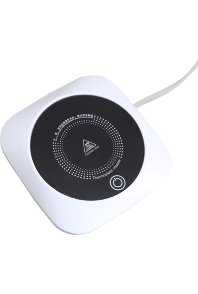 Dolity 55 ° C Kahve Kupa Isıtıcı Aksesuarları 10 W Elektrikli Kupası Isıtıcı Kakao Su Beyaz (Yurt Dışından)