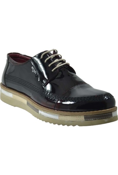 Clasmen 042 Bordo Rügan Erkek Ayakkabı - Clasmen - Bordo - 42