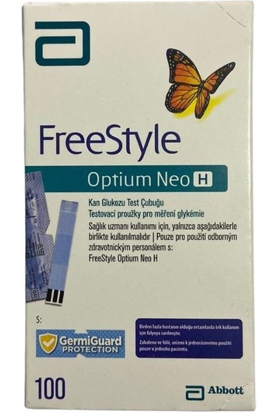 Abbott Freestyle Optium Neo H Kan Test Strip Çubuğu (Şeker Sribi)