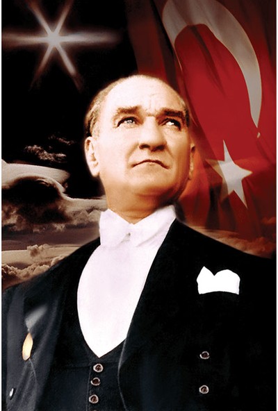 Hazar Bayrak Atatürk Posteri 100X150CM