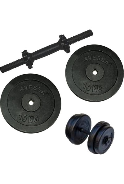 Avessa 20 kg Döküm Dambıl Seti