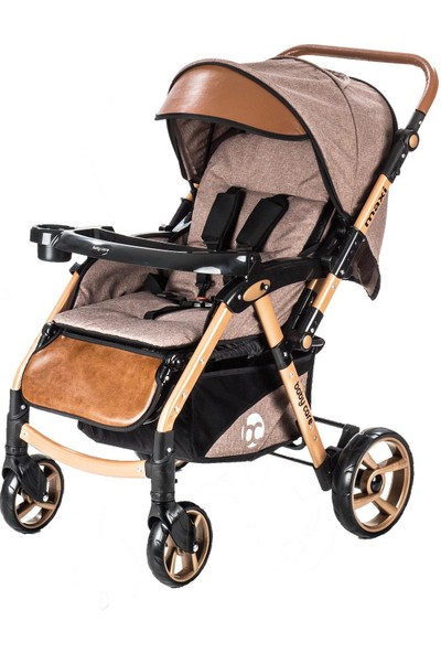 Baby Care 55 Maxi Pro Çift Yönlü Bebek Arabası Gold Kahve Baby Care 55 Maxi Pro Çift Yönlü Bebek Arabası Gold Kahve