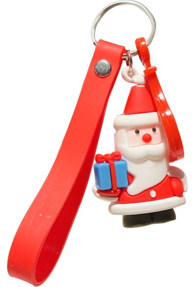Dolity Sevimli Silikon Noel Anahtarlıklar Anahtar Charms Çanta Dekorları Noel Baba (Yurt Dışından) Dolity Sevimli Silikon Noel Anahtarlıklar Anahtar Charms Çanta Dekorları Noel Baba (Yurt Dışından)