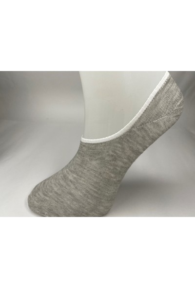Depo Çamaşır Kadın Babet Gri Renk 12 Çift Çorap