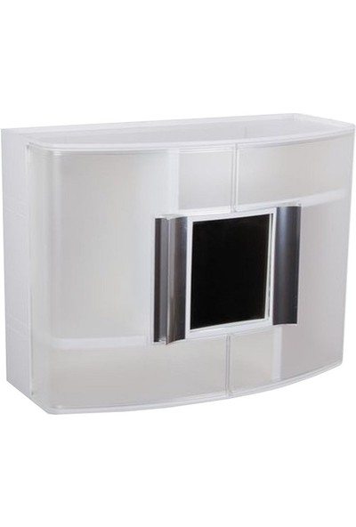 Ansan Primanova Aynalı Şeffaf Naturel Ecza Dolabı