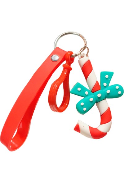 Dolity Sevimli Silikon Noel Anahtarlıklar Anahtar Charms Çanta Dekorları Şeker Canes (Yurt Dışından) Dolity Sevimli Silikon Noel Anahtarlıklar Anahtar Charms Çanta Dekorları Şeker Canes (Yurt Dışından)