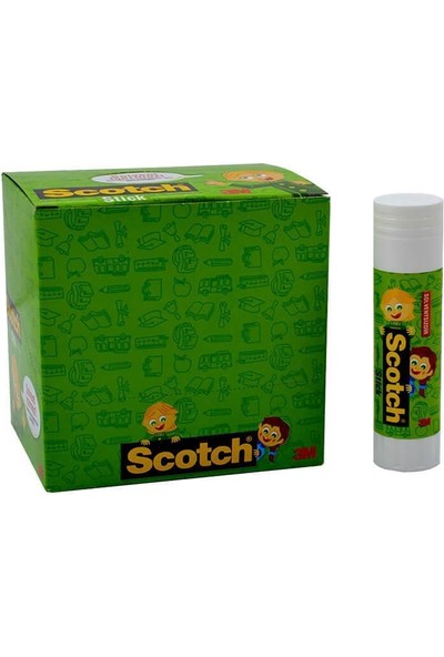 Scotch Stıck Yapıştırıcı 36 gr 6208D 12'li Scotch Stıck Yapıştırıcı 36 gr 6208D 12'li
