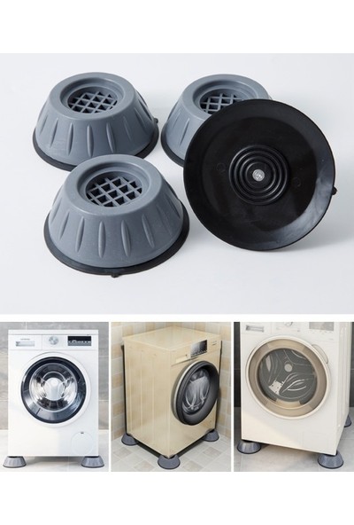 Mbois Çamaşır Makinesi Titreşim Engelleyici Stoper 4 Lü Set Mbois Çamaşır Makinesi Titreşim Engelleyici Stoper 4 Lü Set