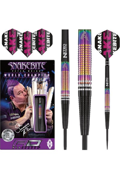 Red Dragon Peter Wright Tapered Se 23 G Dart Oku Seti