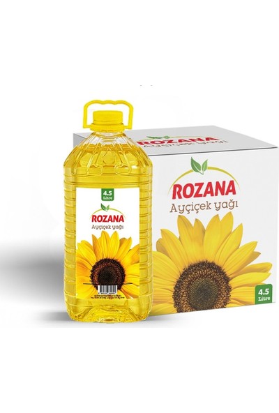 Rozana Aycıcek Yag 4.5 Lt x 4